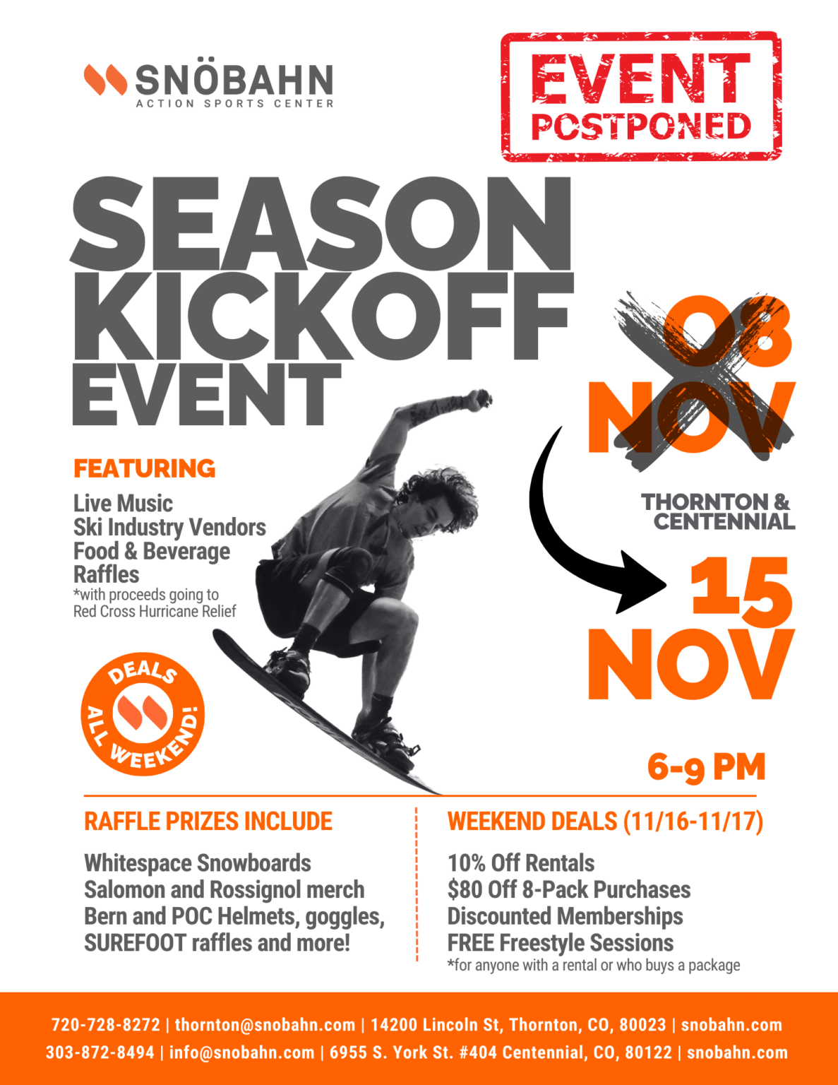 Season Kick-off Event - SNOBAHN